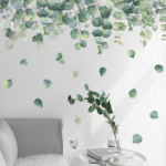 Green leafs mural - Prints and Portraits